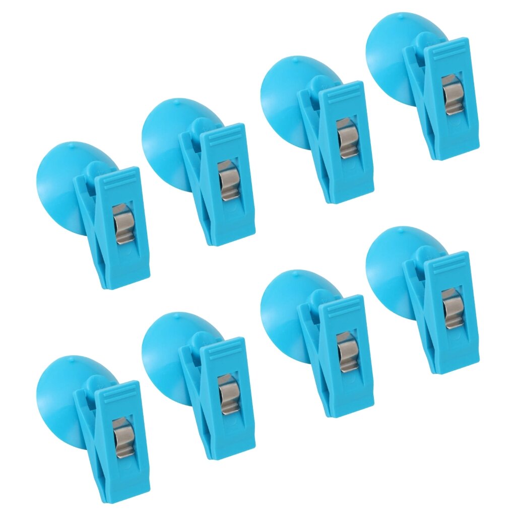 Прочный Зажим На Присоске Простая Установка Прессом Прочный Многоцелевой Всасывающий Зажим из ПВХ ABS для Использования в Автомобилях и Занавесках для ванной