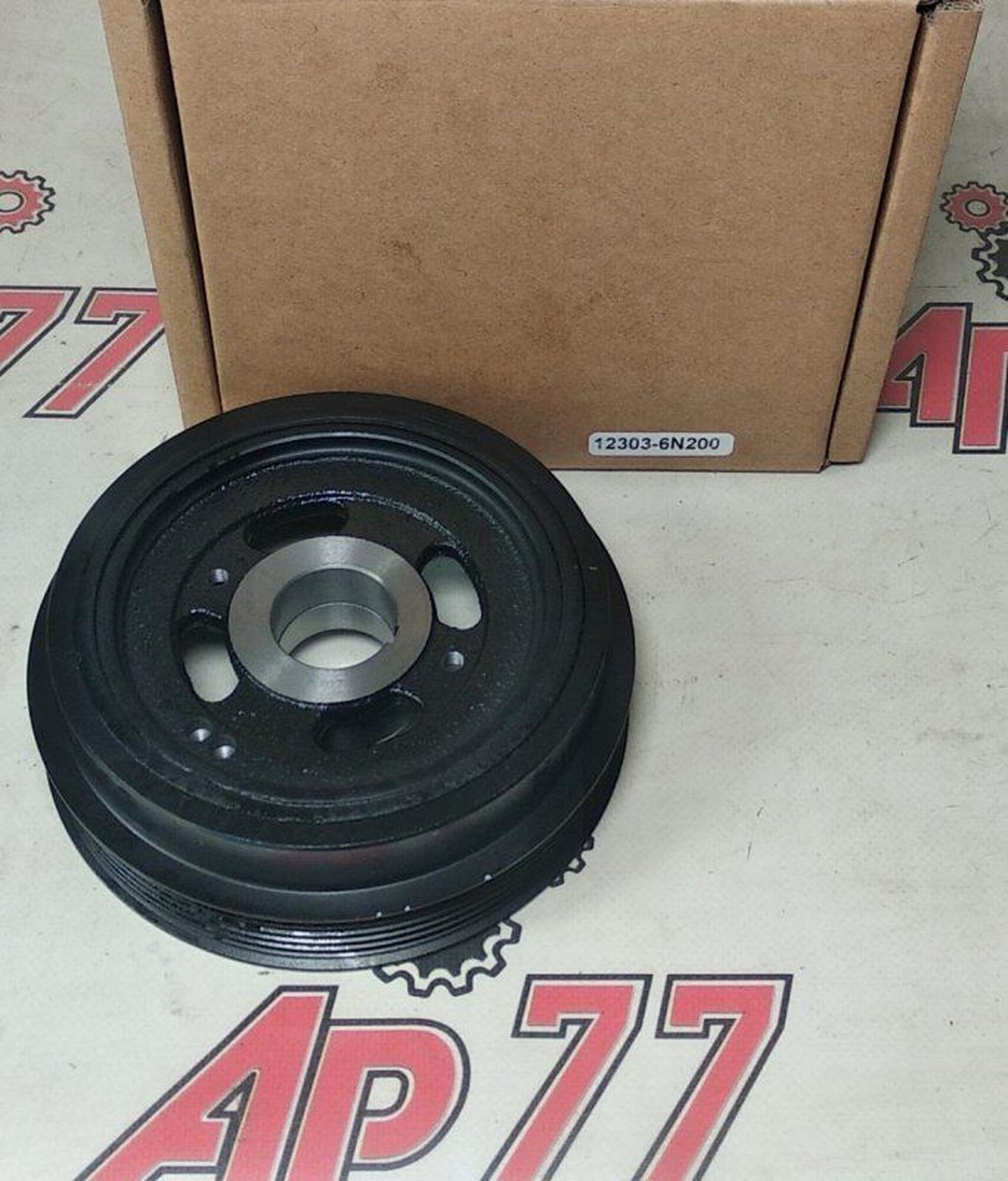 Шкив коленвала Nissan QR20DE, 123036N200, 1 штука, для автомобиля
