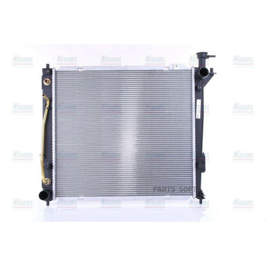 NISSENS 675046 Радиатор двигателя HYUNDAI SANTA FE (DM) (12-) 2.2 CRDi ()