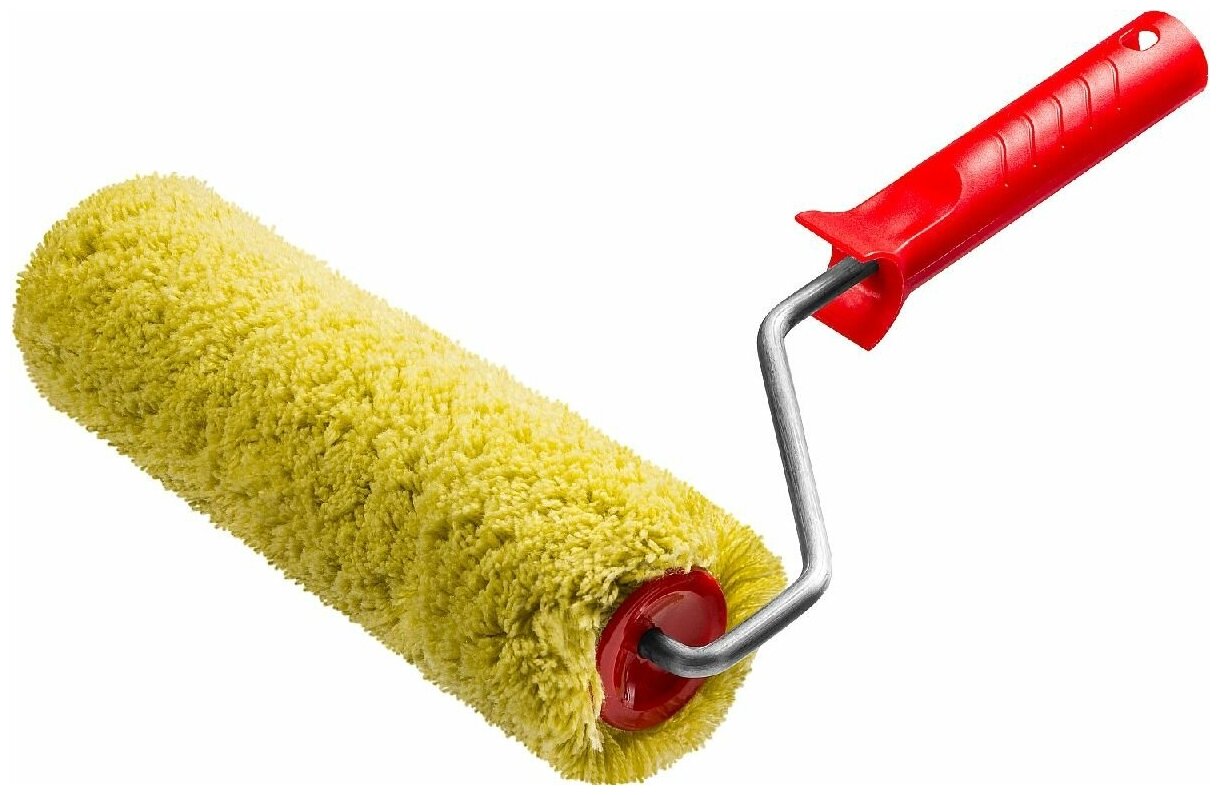 Малярный валик с ручкой MIRAX Syntex pro 240 мм d48 мм полиакрил/полиэстер ворс 18 мм универсал для всех ЛКМ