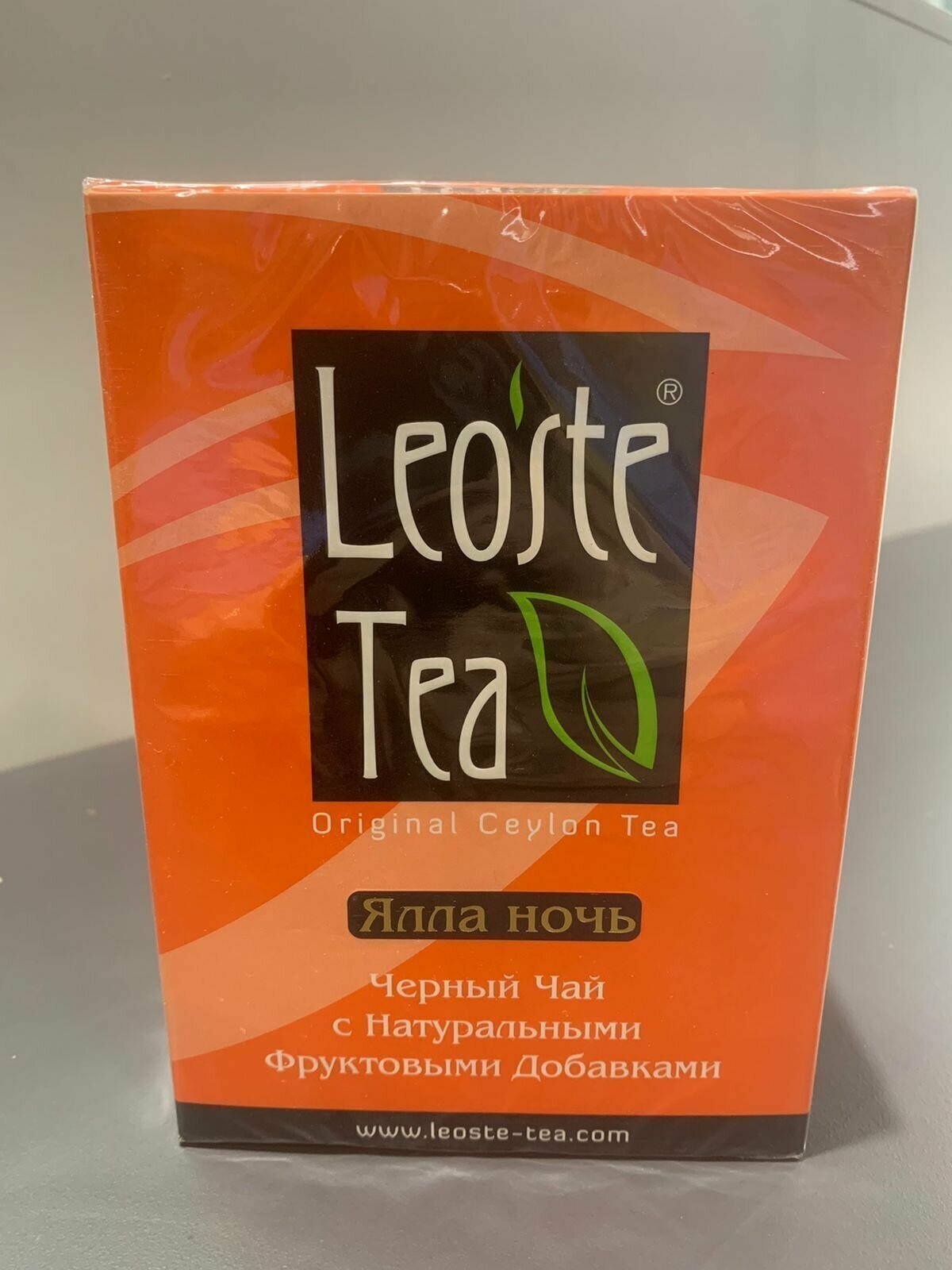 Чай черный листовой фруктовый Leoste Tea "Ялла ночь" 200 гр.