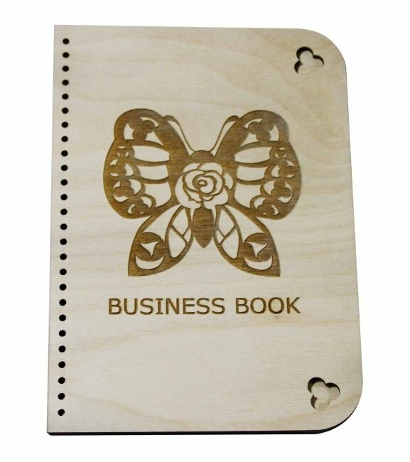 Деревянная заготовка обложка основа для создания блокнота, альбома для декупажа15*22см (1шт)