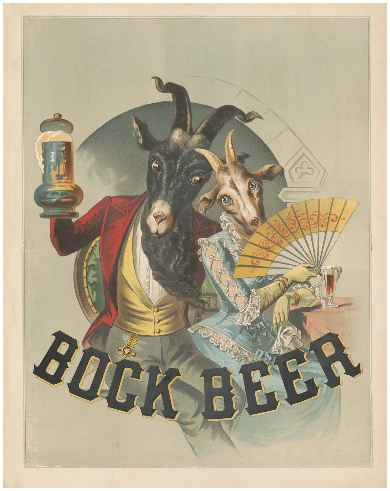 Постер / Плакат / Картина Goats 60х90 см в подарочном тубусе