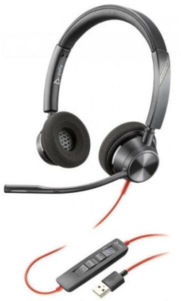 Гарнитура Plantronics BlackWire 3320-M черный (Уценка, б/у)