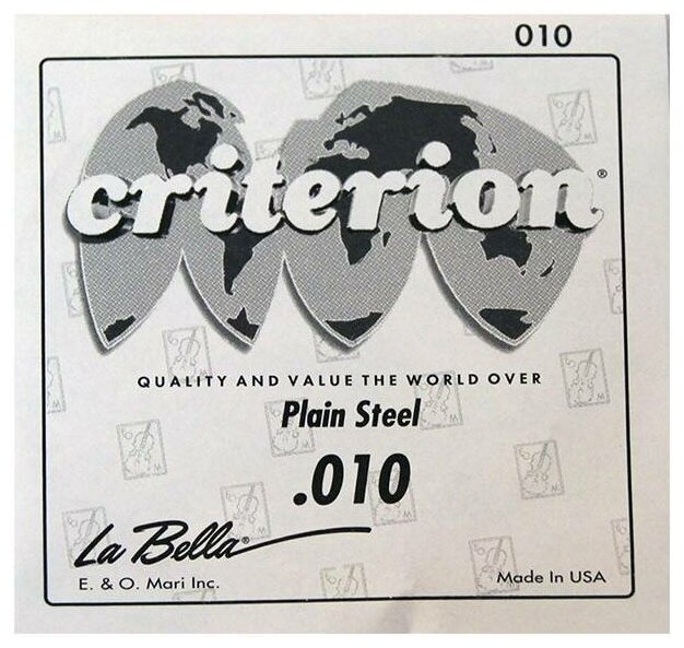LA BELLA CPS010 Струна одиночная для акустической и электрогитары