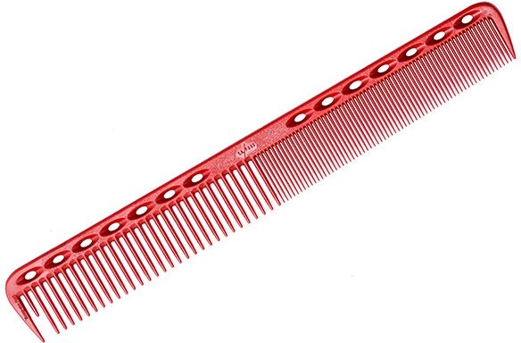 Расчёска для стрижки Y.s.park 339 red, 18 см, красная, универсальная