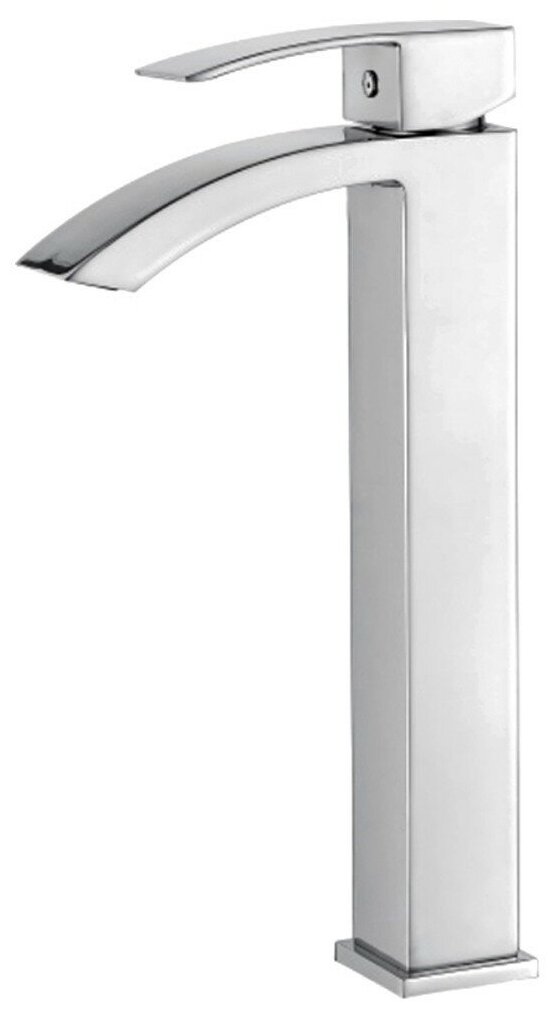 Смеситель для умывальника Ledeme с гайкой высокий L1155-15