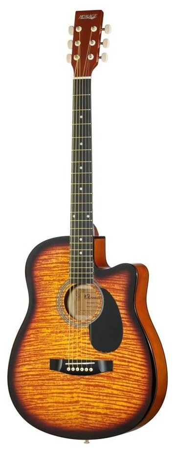 Homage LF-3800CT-SB Фольковая гитара вырез