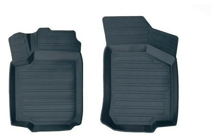 Коврики салона резиновые с бортиком для Skoda Octavia Tour (1996-2010) / Volkswagen Golf 4 (передняя пара)