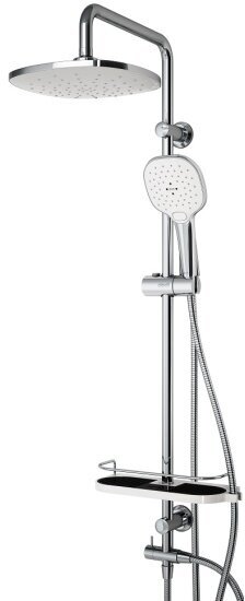 Душевая система Dorff Prime D0740000 хром/белый