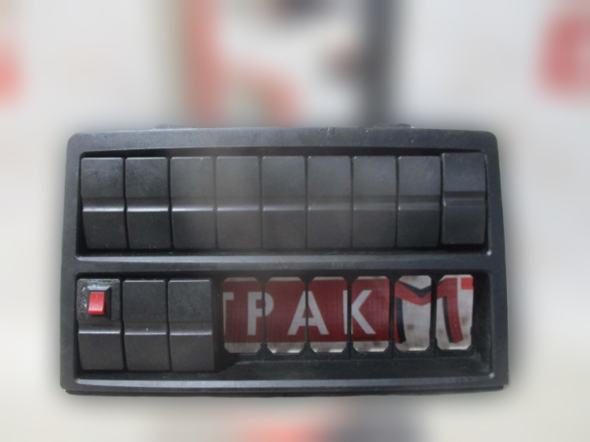 Панель выключателей с кнопками MAN TGL, TGX, TGS, TGM