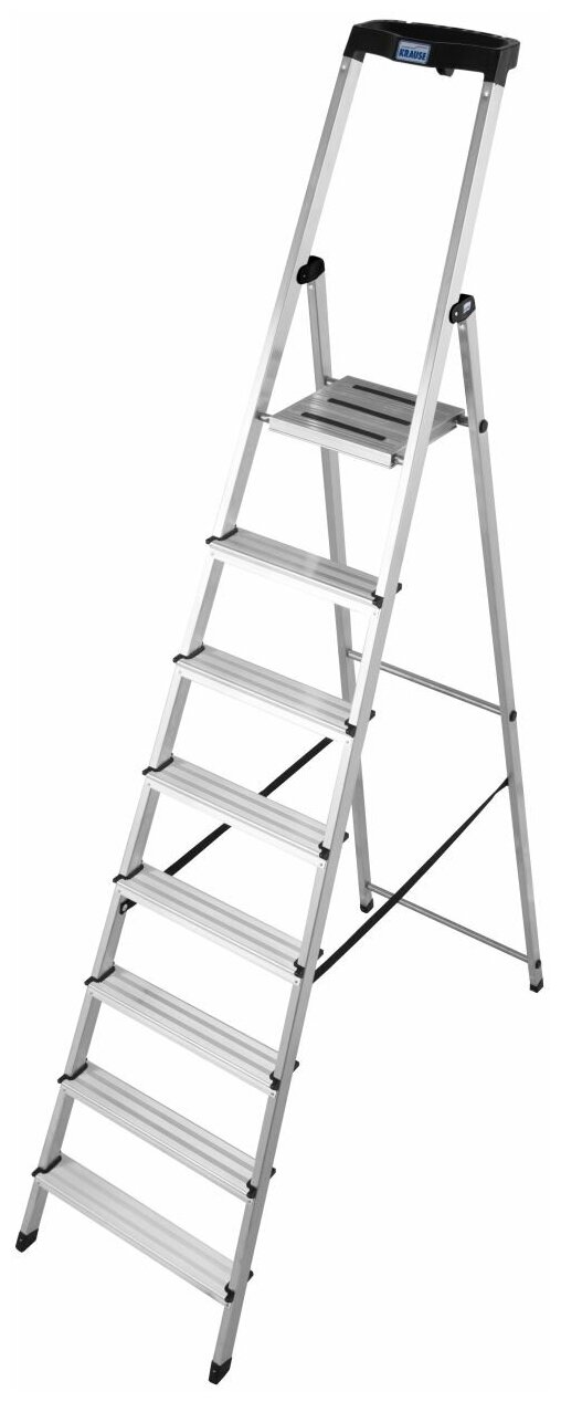 Стремянка Krause Safety 8 128980 Рабочая Высота: 3.71 М, Нагрузка 150 Кг.
