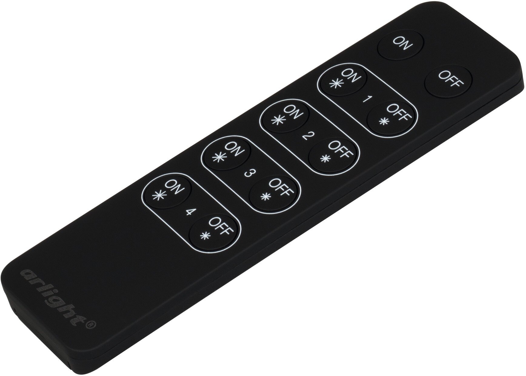 Пульт 021057 SR-2833K4 Black (диммер 4 зоны) для контроллера SR-1009х