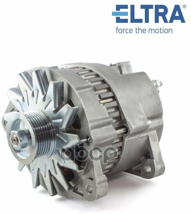 Генератор КАМАЗ дв.740.30,740-31,740-50 ЕВРО-2,3 поликлиновой шкив 28В 90А ELTRA ELTRA арт. 31423771