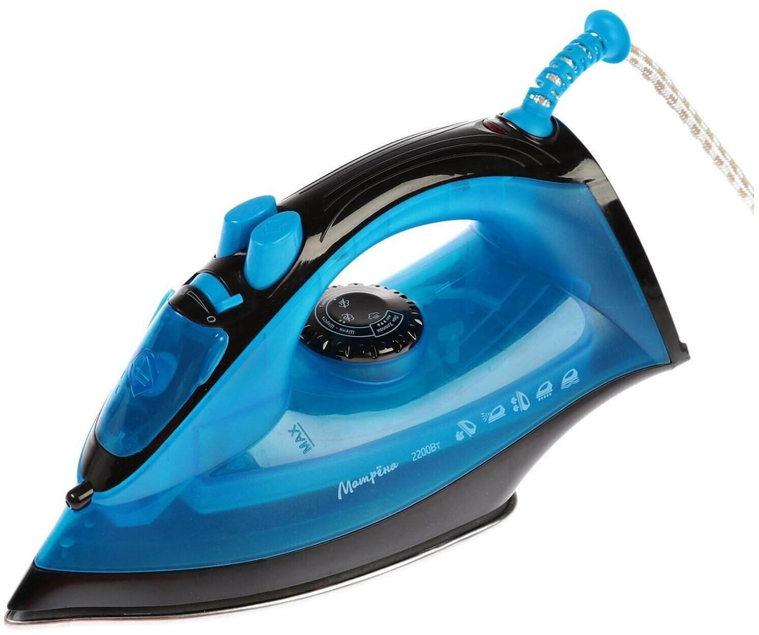 Утюг для одежды MA-047 синий