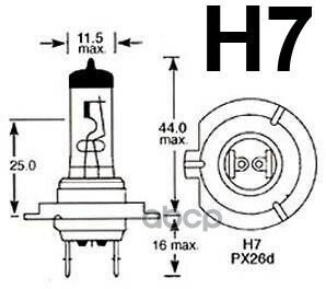 Лампа H7 12V 55W OSRAM Osram арт. H7