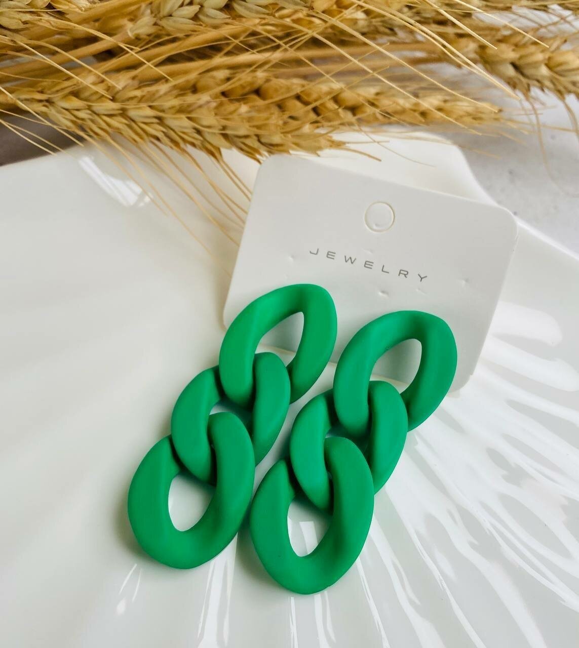 Серьги цепочки