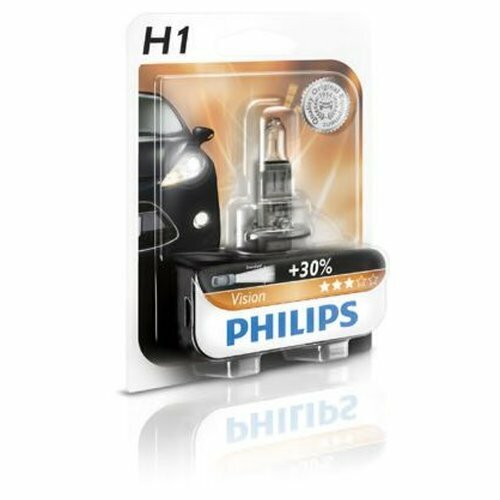 Лампа Philips H1 12V 55W P14.5S PREMIUM Philips 12258PRB1