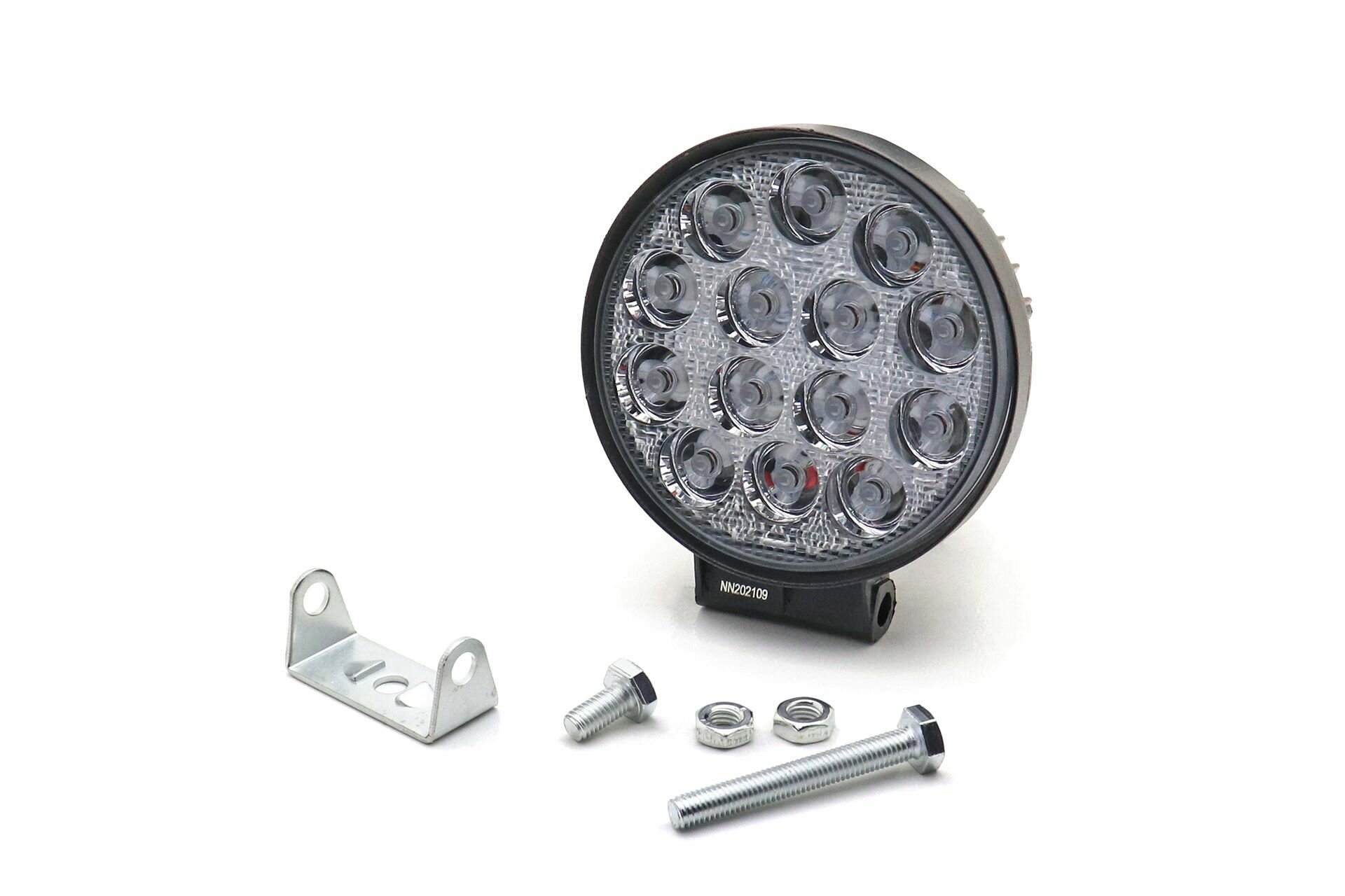 Фара светодиодная 42W 14 диодов SMD, 55мм круг. мет. корпус, ближний свет (Flood)