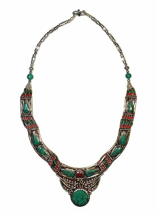 Колье, искусственный камень