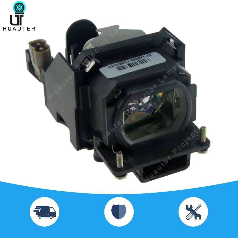 Совместимая лампа для проектора ET-LAB50 с корпусом, подходящим для Panasonic PT-LB50/LB50EA/LB50NT/LB50SE/LB50SU/LB50U/LB51/LB51EA/LB51NT