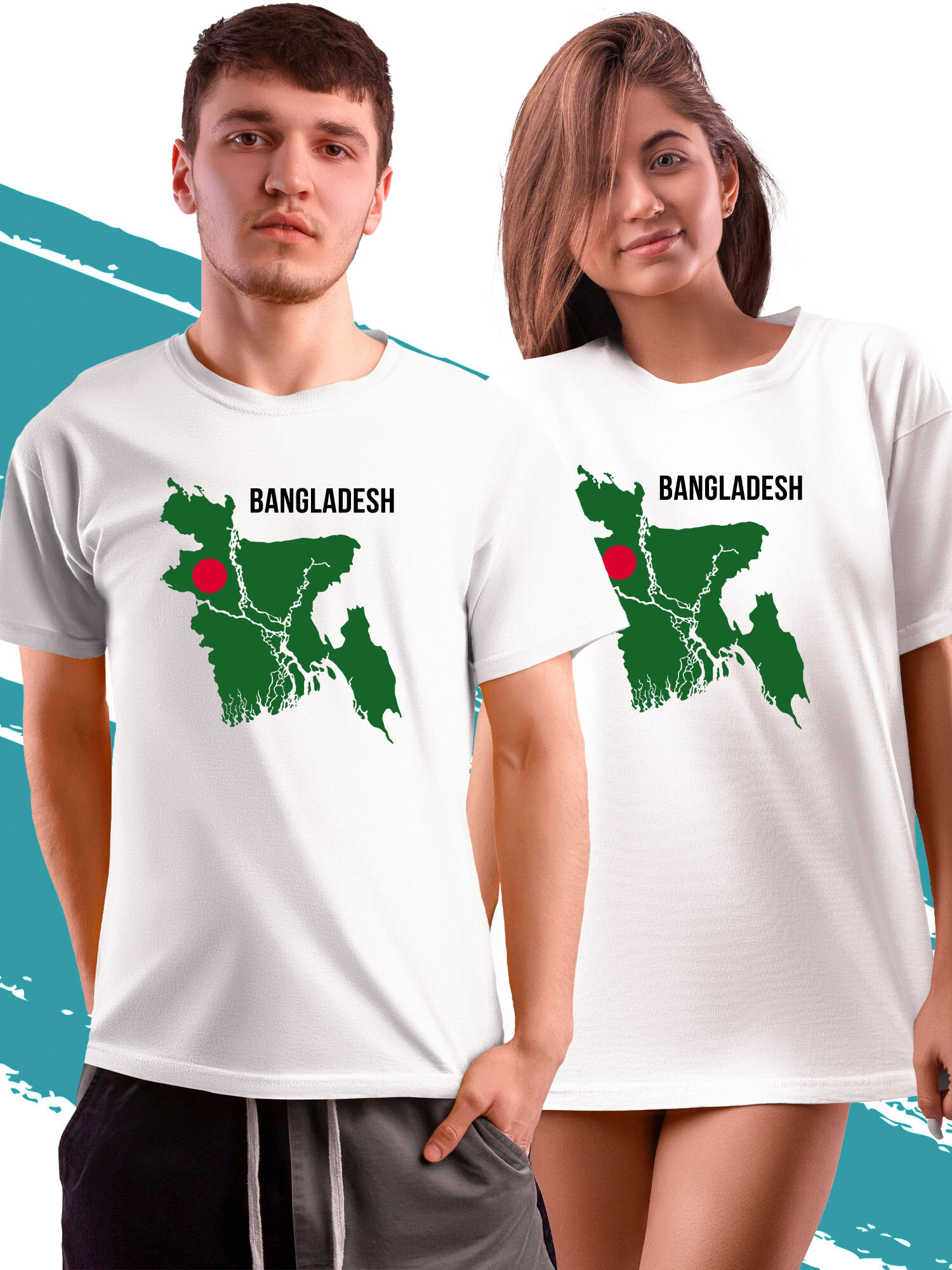 Футболка флаг Бангладеша-Bangladesh