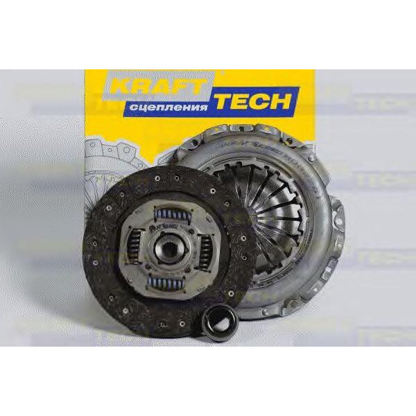Комплект сцепления для автомобиля Citroen Peugeot, KRAFTTECH W01228A (1 шт.)