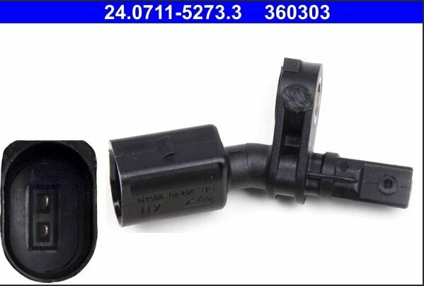 Датчик числа оборотов вращения колеса передний левый ATE Германия