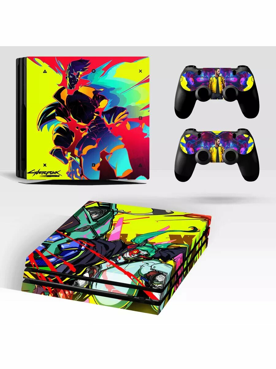 Наклейка защитная на игровую консоль PlayStation 4 PRO