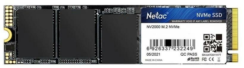 SSD накопитель Netac NV2000 1Tb (NT01NV2000-1T0-E4X)