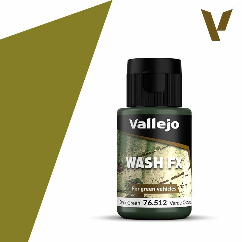 Краска Vallejo серии Model Wash - Dark Green (35 мл)