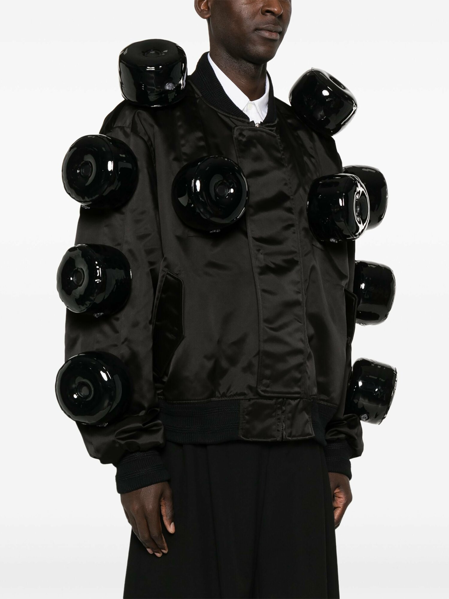 Куртка Walter Van Beirendonck Exoskeleton, размер 52, black/black — фото 1