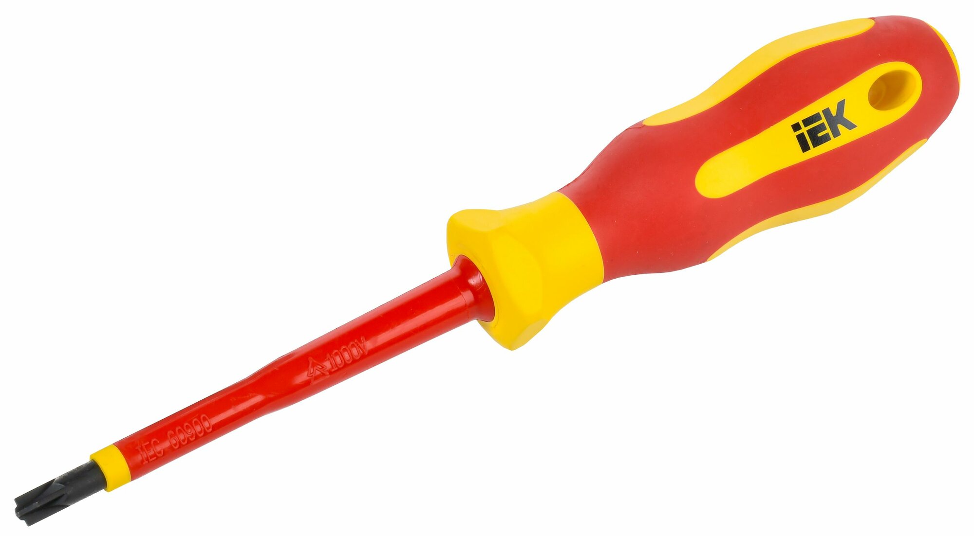 Отвертка диэлектрическая IEK ARMA2L 5, PZ/SL2х100, плюс-минус, длина 210мм