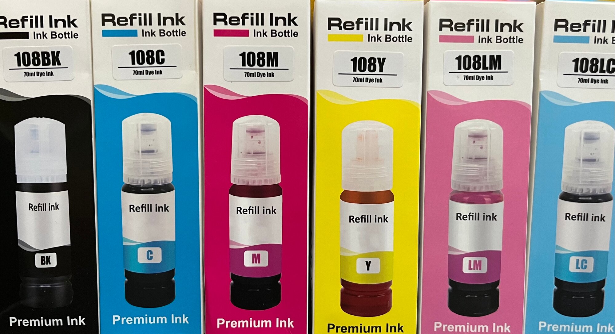 Чернила для Epson 108 (комплект 6 шт.)