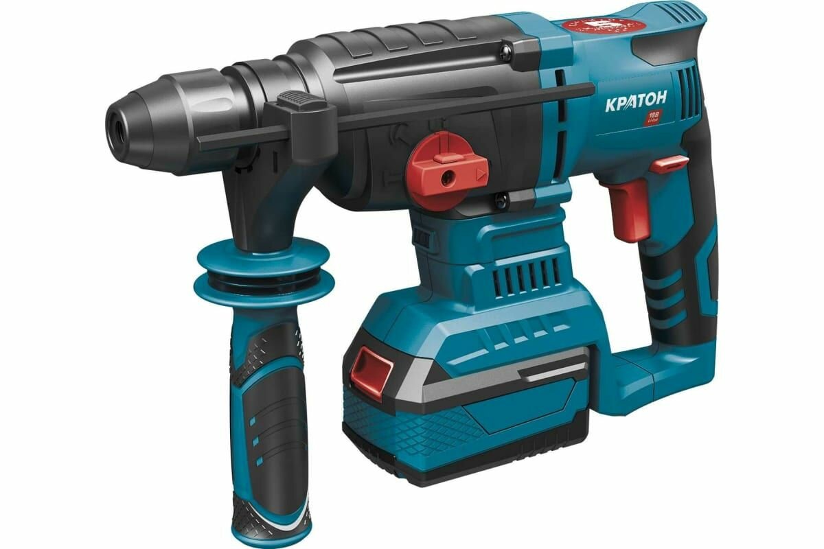Перфоратор аккумуляторный бесщеточный кратон BRH18DC26-OFA SET (АКБ 4,0Ач; ЗУ + кейс)