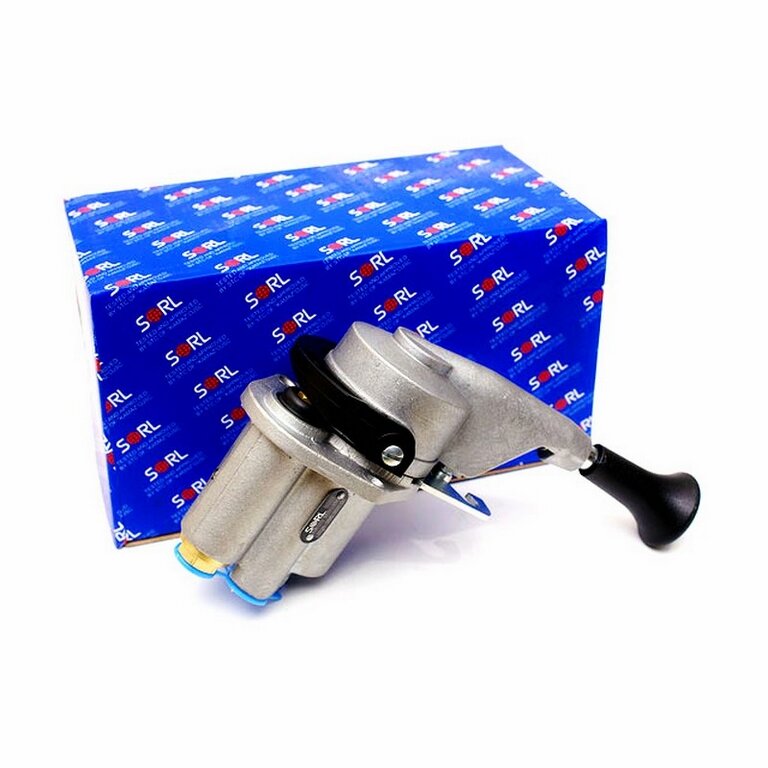 Кран ручного тормоза КамАЗ, МАЗ 4 отверстия