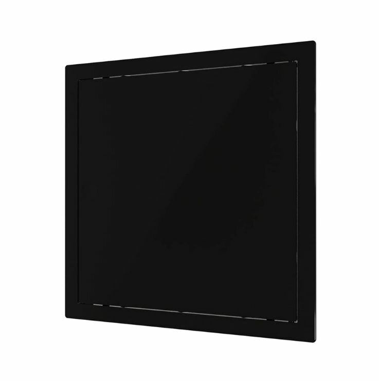 Люк ревизионный пластиковый Evecs 20х20 см черный