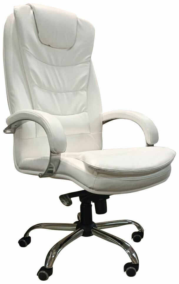 Q-65 хром s натуральная кожа Мадрас белая/мультиблок