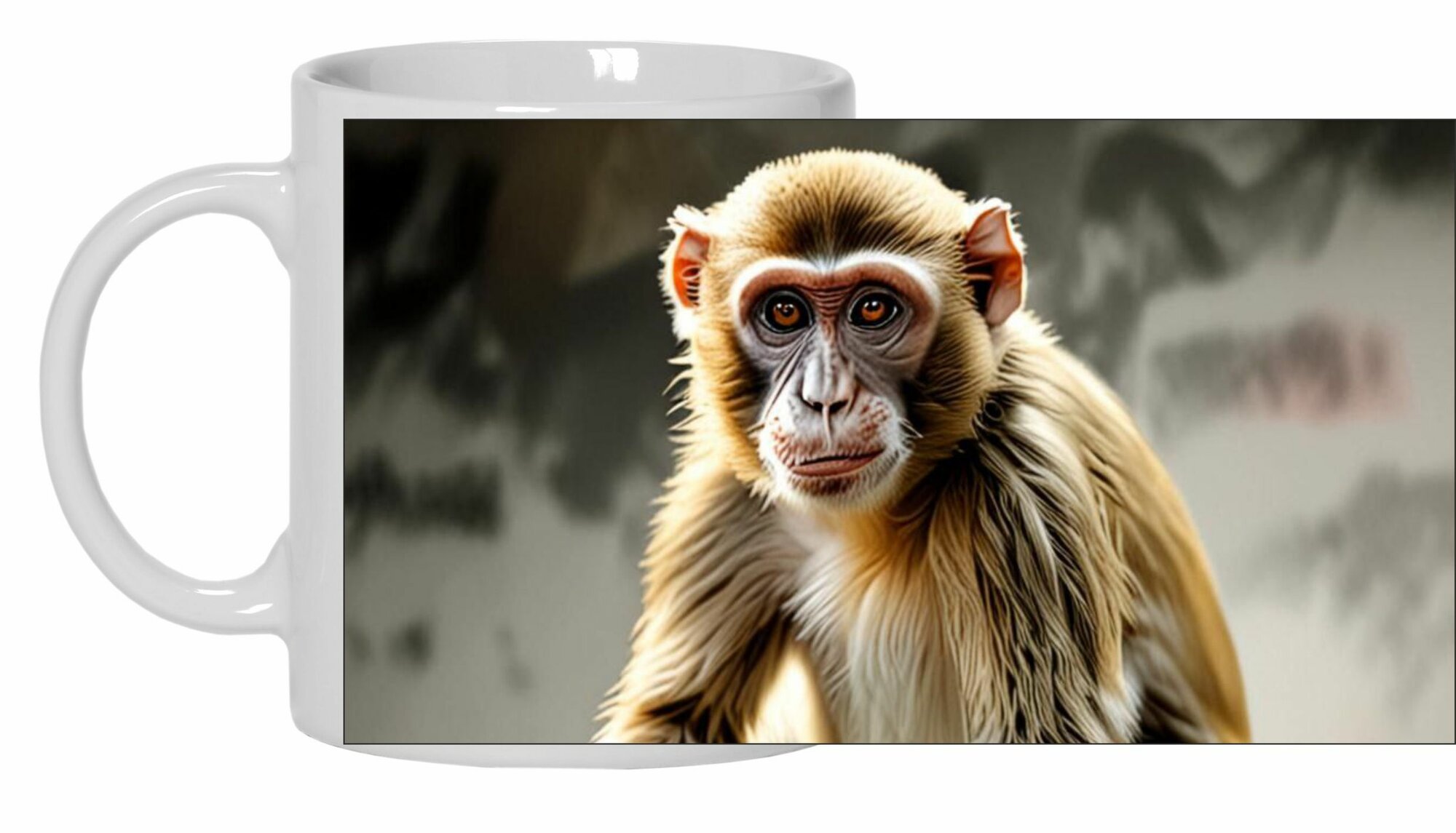 Кружка Новый год "Обезьяна" №5