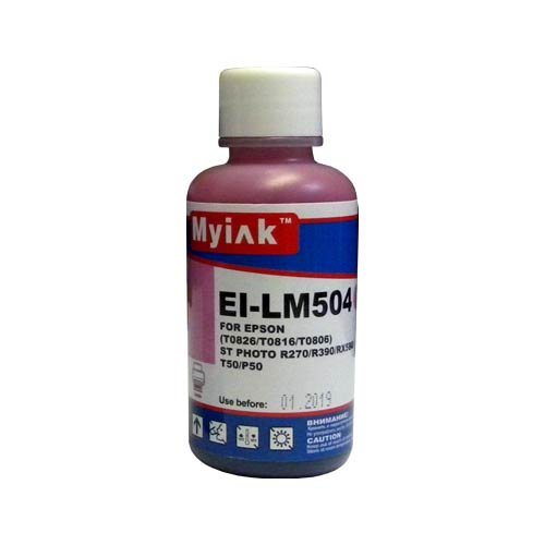 Чернила MyInk для Epson T0816/0826 ST Photo R270/390/RX590(100мл, св. пурпур.) EI-LM504