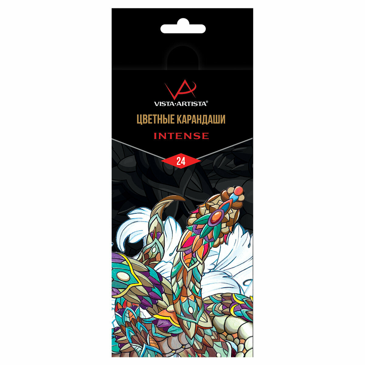 Набор цветных мягких карандашей VISTA-ARTISTA INTENSE 24 цв.