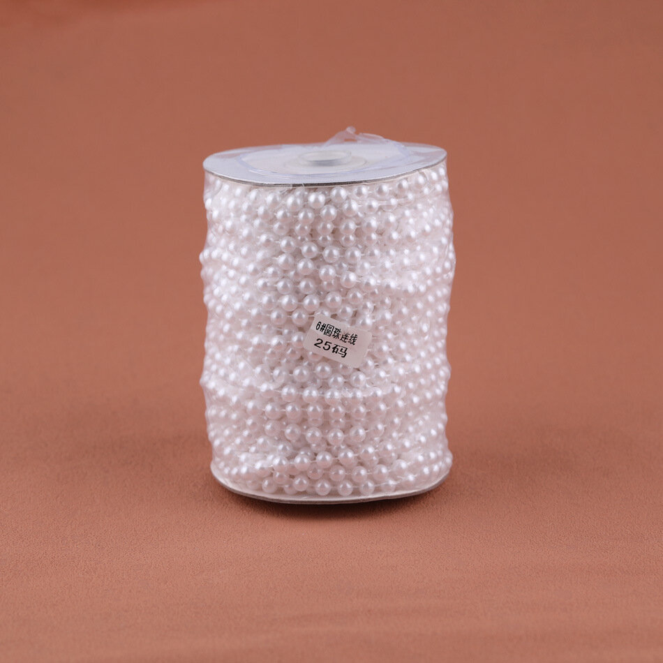 Цветочные многофункциональные хлопковые нити для свадебных украшений, ABS жемчужная нить, DIY ручная работа, бисерные свадебные шторы, декоративные аксессуары и материалы