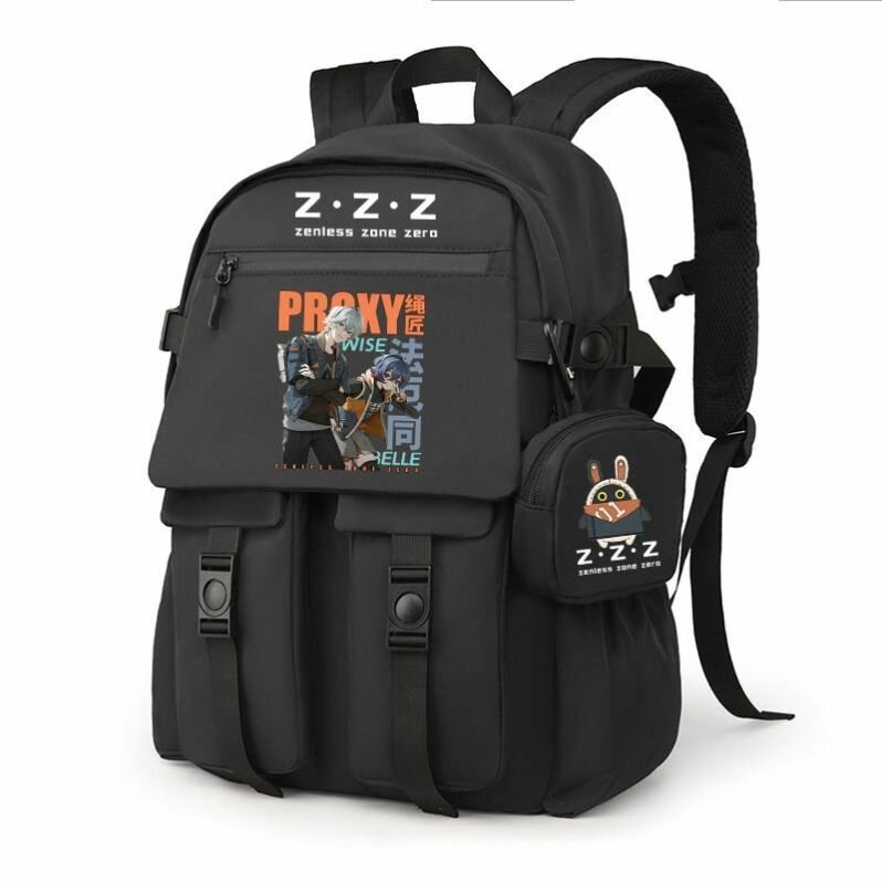 Аниме Рюкзак Zenless Zone Zero Рюкзак Школьный, Подростковый, Молодежный