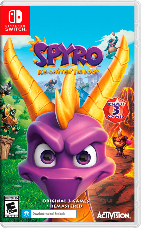 Игра Spyro Reignited Trilogy (английская версия) для Nintendo Switch