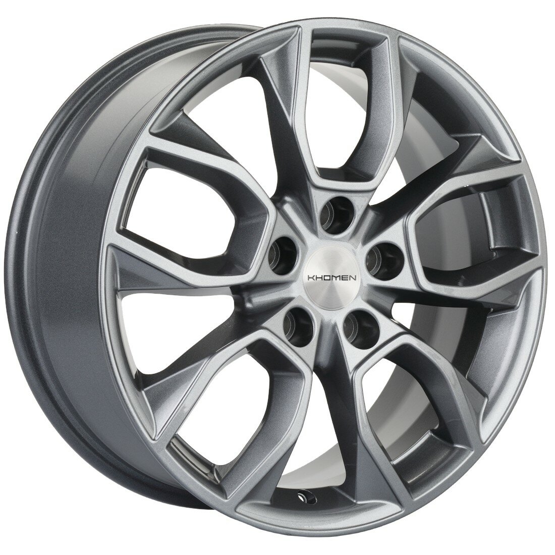 Колесный диск Khomen Wheels KHW1713 7x17 5x114,3 ET47 67,1 Gray литой для автомобиля
