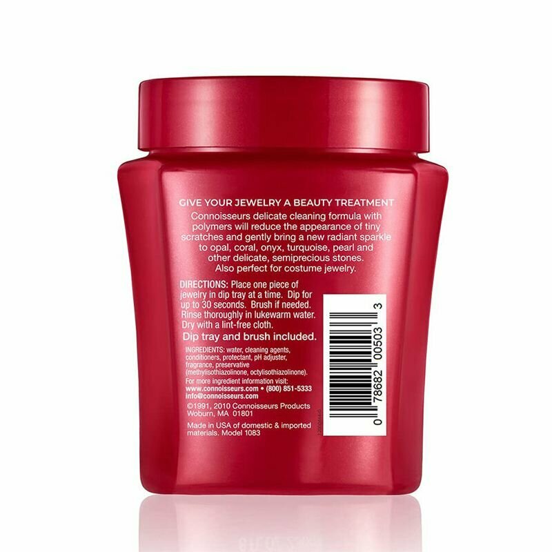 Connoisseur Fine Jewelry Cleaner Жемчуг Драгоценный полудрагоценный камень Жидкость для чистки модных ювелирных изделий Чистящий раствор