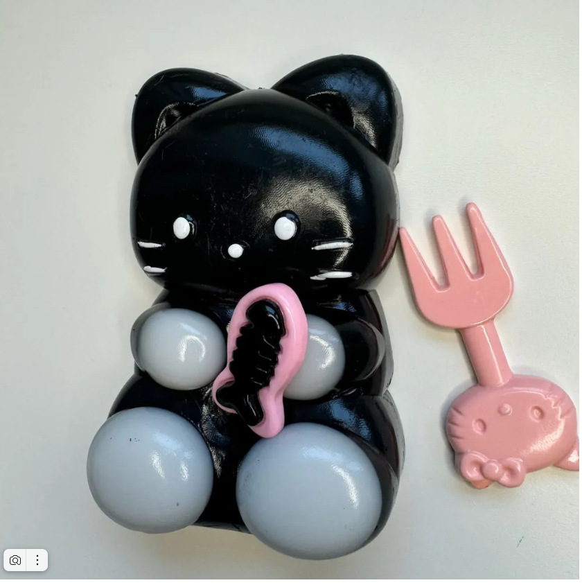 Антистрессовая игрушка "Таба Сквиш", черный котик