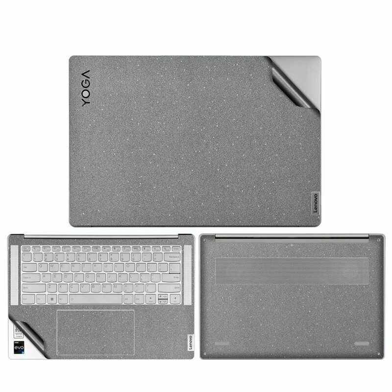 Наклейка на ноутбук Lenovo Yoga 7 2in1 14IML9, Glitter grey
