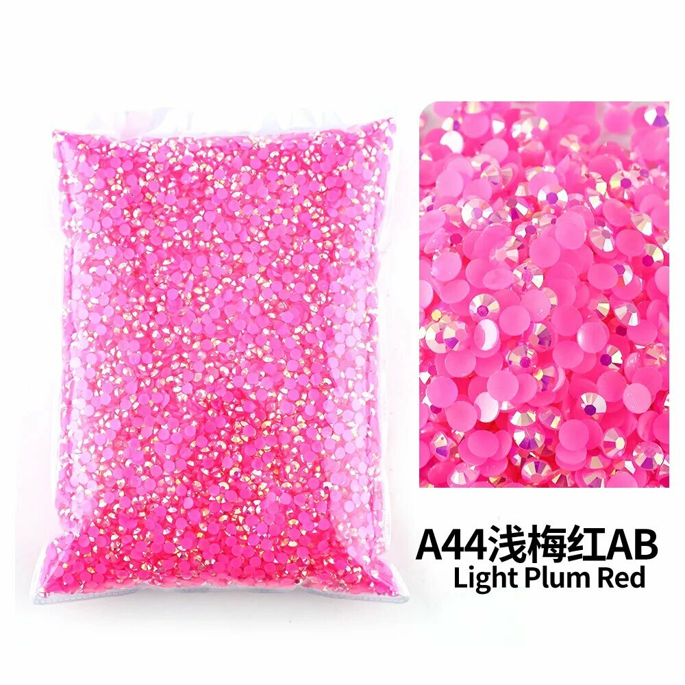 Стразы полимерные A44 Розовый Rose AB 6 мм 1000 шт