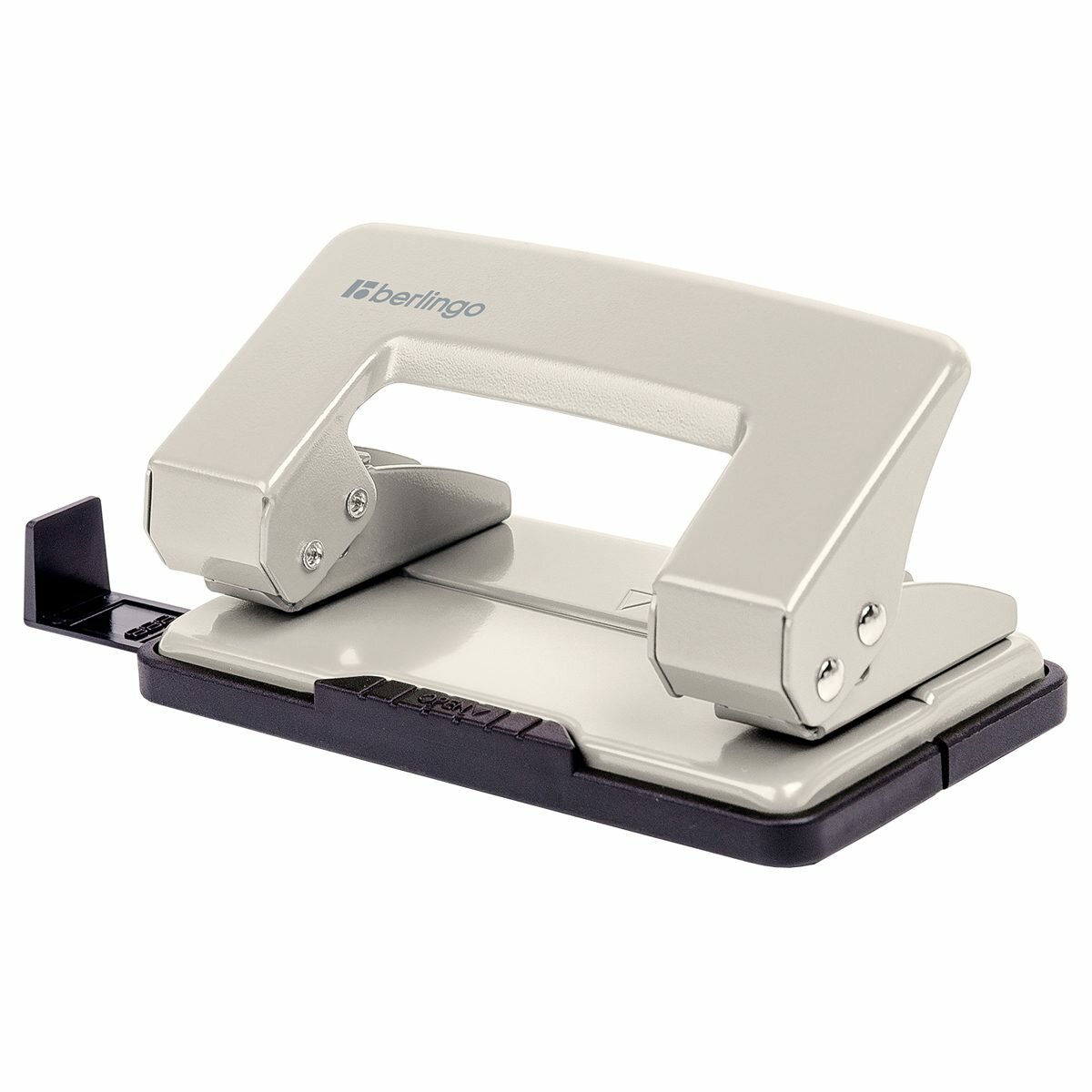 Дырокол Berlingo Universal, до 10 листов, металл, серый (DDm_10012), 12шт.